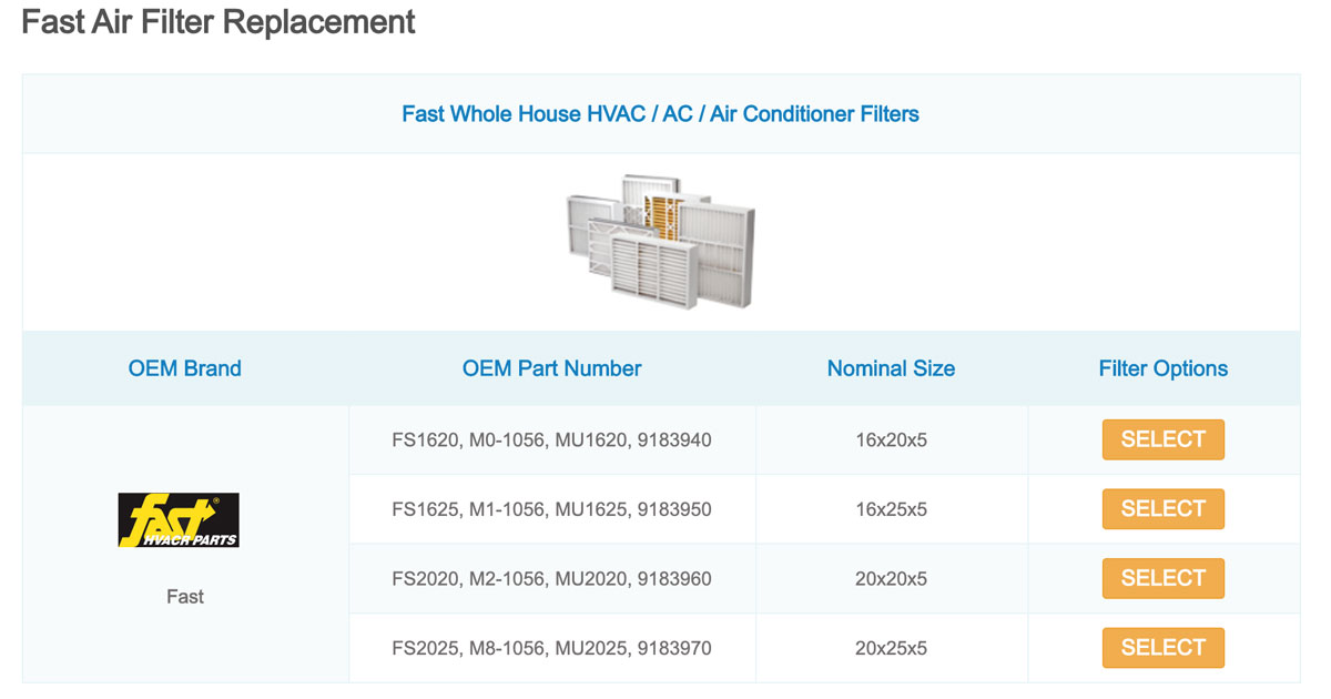 Fast Air Filters / Air Purifiers ON SALE! | All Filters