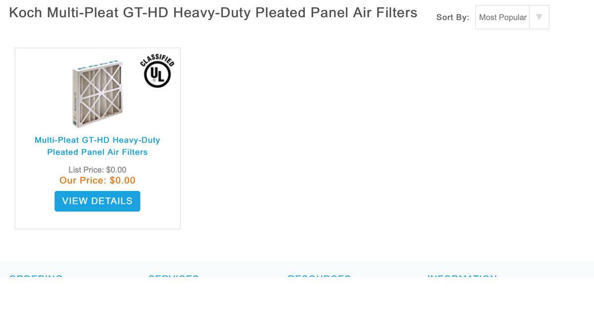 Multi-Pleat GT-HD Heavy-Duty Pleated Air Filters - ON SALE!